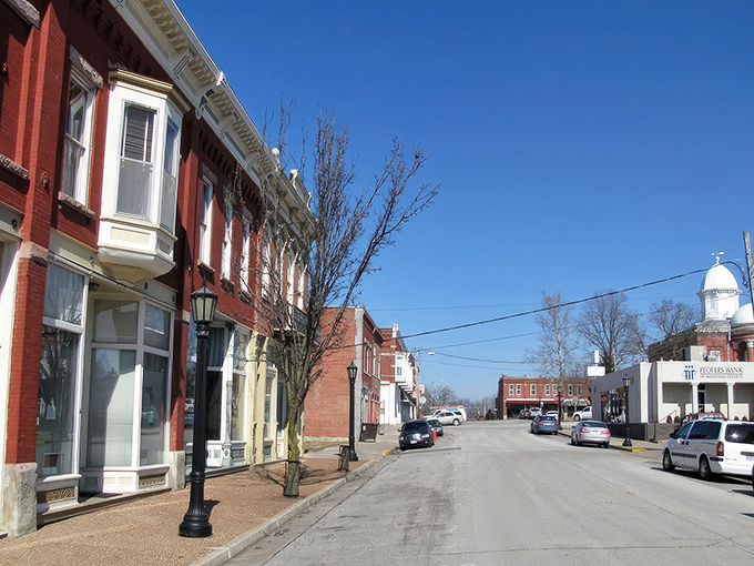 California, Missouri's downtown looks like a movie set where everyone knows your name and your coffee order.