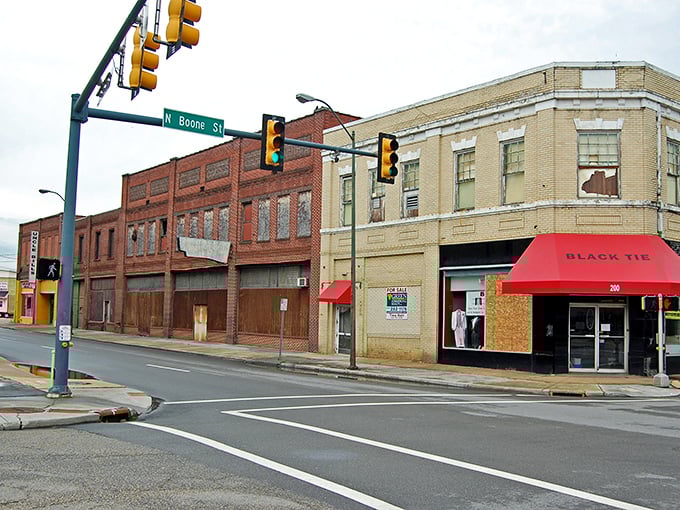 Johnson City's charming downtown invites you to stroll past historic storefronts that have witnessed generations of mountain stories.