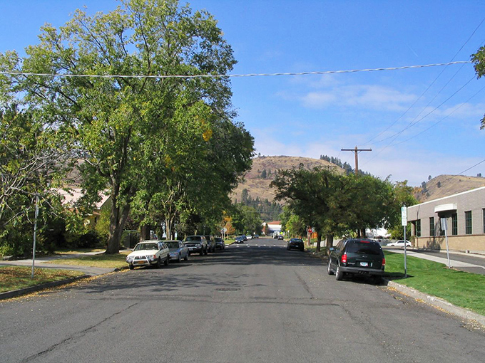 La Grande's tree-lined streets welcome you with small-town charm and mountain views that never get old, unlike your jokes.