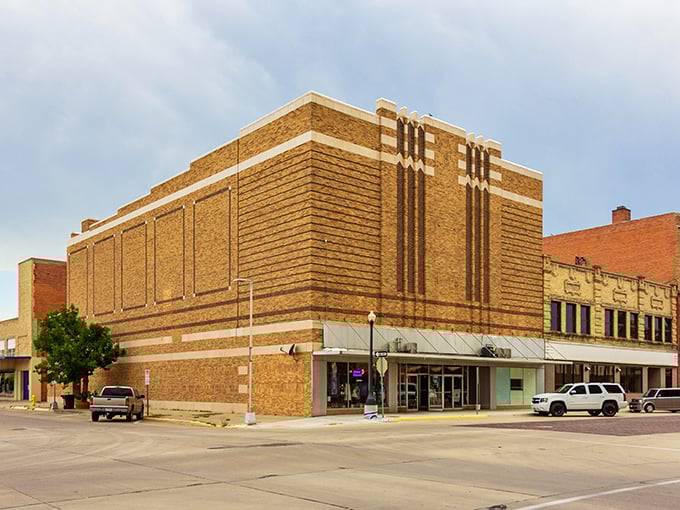 North Platte's historic downtown features impressive brick architecture that tells stories of Nebraska's railroad past.