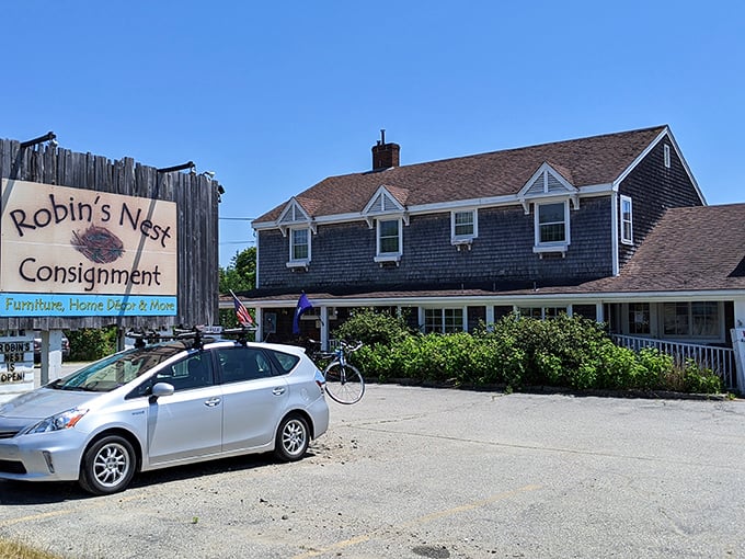 Robin's Nest Consignment looks like that charming coastal home where your eccentric aunt stores all the cool stuff she won't let you inherit yet.