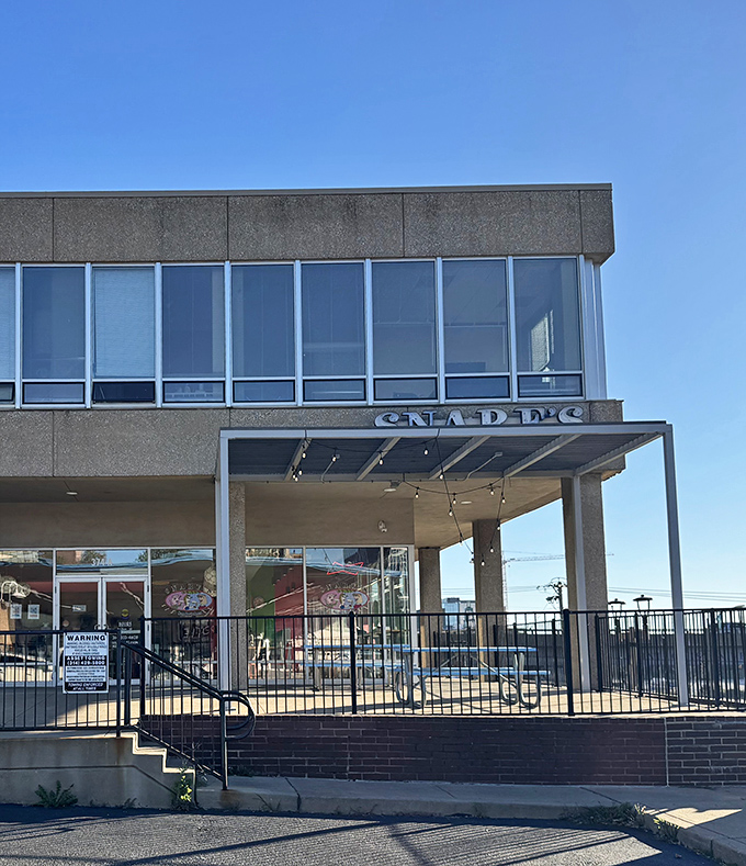 Snarf's modern facade might look corporate, but inside lurks a sandwich rebel waiting to rock your lunch hour.