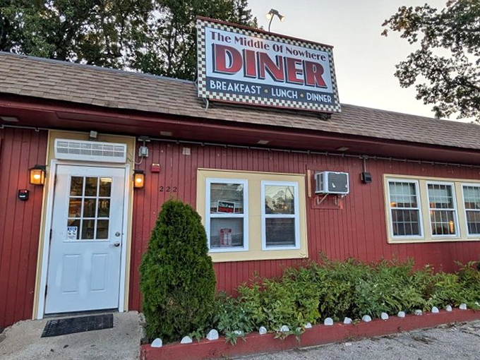 The Middle of Nowhere Diner's rustic red charm makes getting lost worth it &ndash; just follow your nose to breakfast paradise.