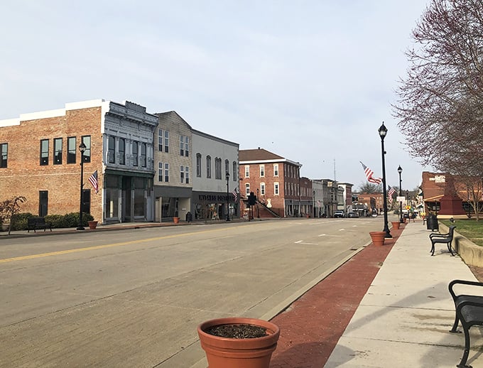 Vandalia's charming main street offers a glimpse into Illinois history without the big-city price tag.