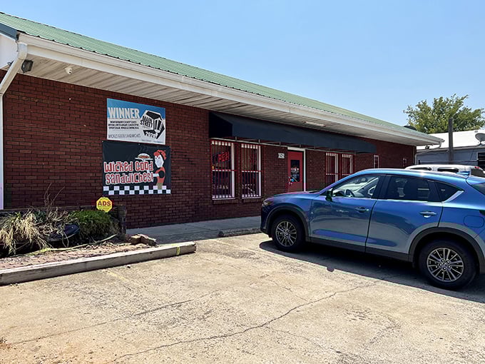 Wicked Good Sandwiches' unassuming brick storefront hides culinary magic &ndash; proof that you can't judge a sandwich by its cover.