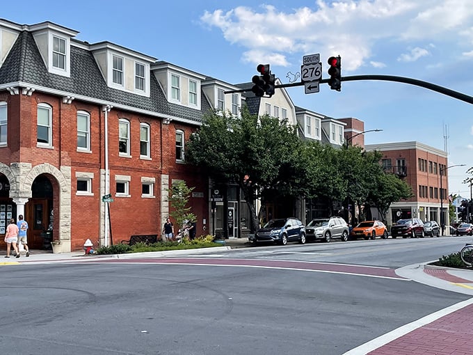 Tree-lined sidewalks and classic storefronts make every stroll feel like stepping into a simpler, friendlier time.