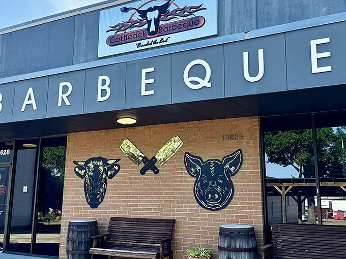 Those cow and pig signs aren't just cute decor - they're a delicious warning of what awaits inside.