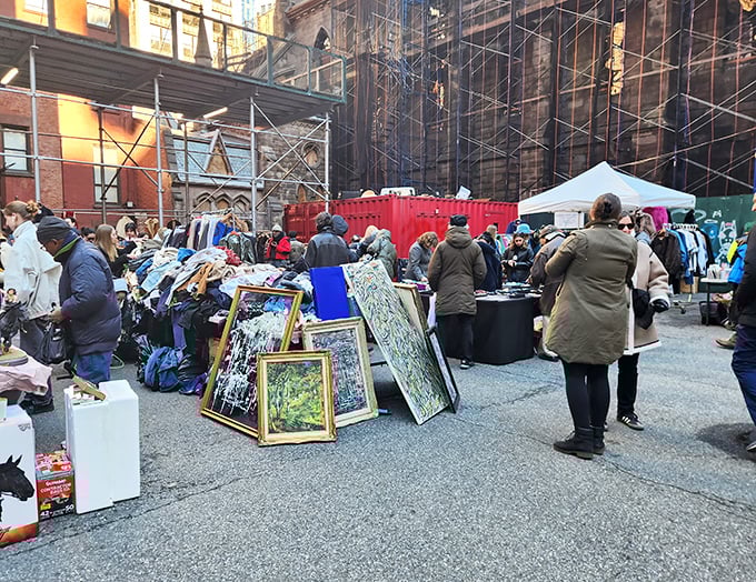 Art, antiques, and oddities await at Chelsea Flea. That framed painting might be worth more than your first car!