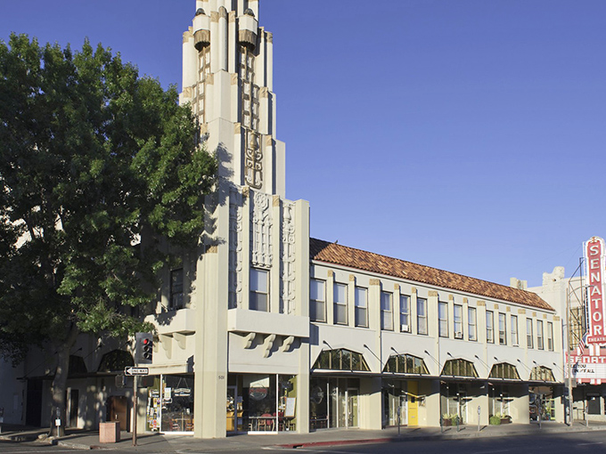 This Art Deco beauty in downtown Chico houses shops and caf&eacute;s where you can enjoy a morning coffee without breaking the bank.