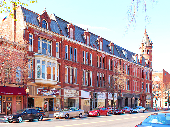 The clock tower watches over Chillicothe's historic district, where time seems to move at a more civilized pace.