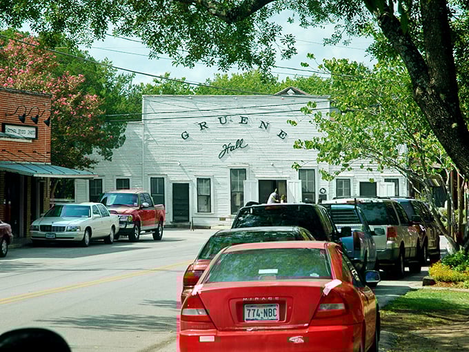 Gruene Hall's weathered white facade has welcomed music lovers since 1878&mdash;the oldest dance hall in Texas still knows how to party.