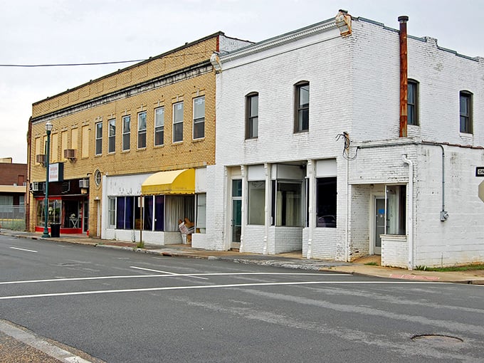 Brick buildings and clear skies create the perfect backdrop for affordable living in Johnson City's welcoming downtown district.