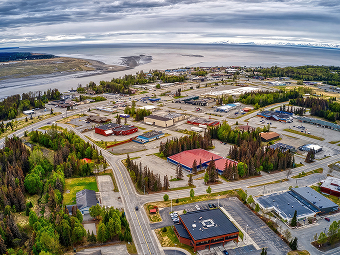 Where the mighty Kenai River meets Cook Inlet, creating a paradise for fishing enthusiasts and home hunters alike.