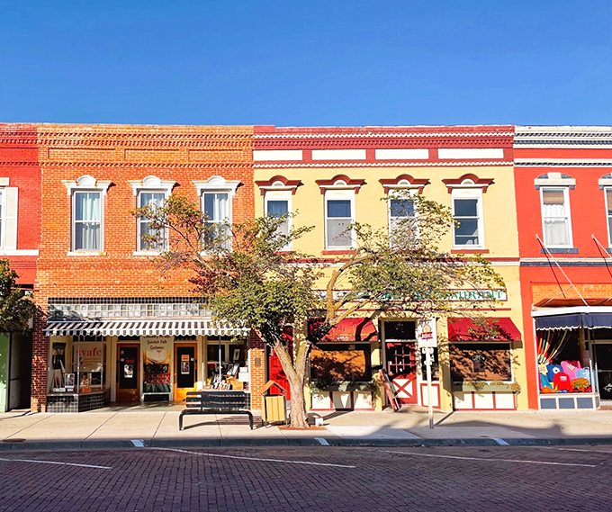 "Little Sweden" delivers big charm! These colorful storefronts would make ABBA feel right at home. Mamma Mia, what a delightful downtown!
