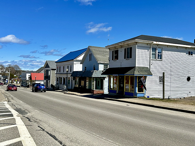 Modest storefronts with character to spare line the street, each one housing businesses where the owners likely know your name.