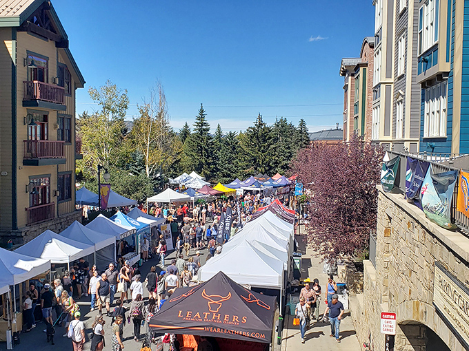 Sunday funday gets serious when colorful canopies line historic streets like a carnival of finds. 
