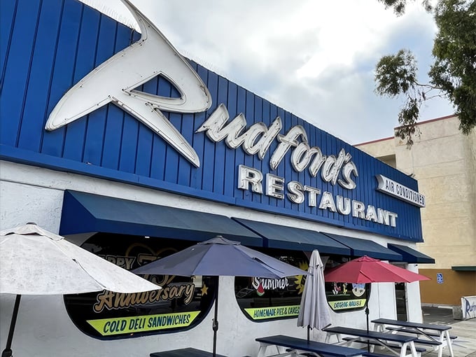 Where the neon sign promises "Cold Deli Sandwiches" but the real draw is those homemade pies calling your name.