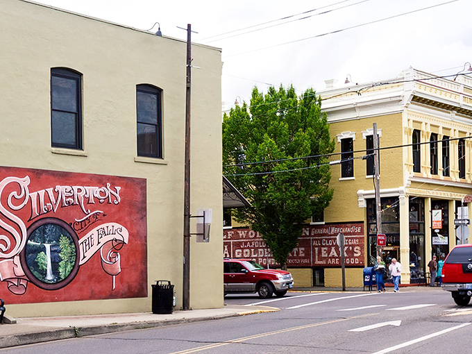 This is small-town Oregon at its finest, where murals tell stories and every corner invites you to slow down.