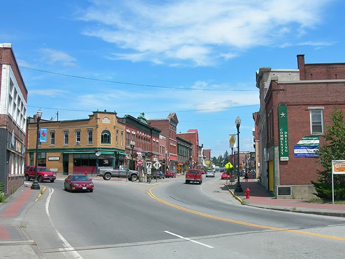 The kind of Main Street where you half-expect to see Norman Rockwell setting up his easel on the corner.