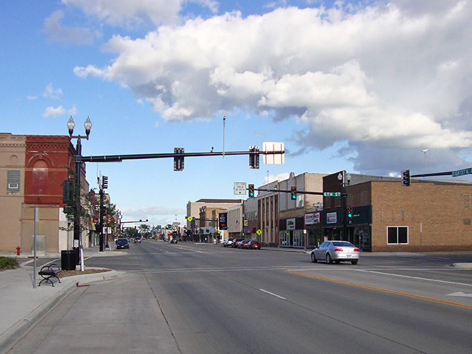 Wahpeton's wide main street invites visitors to slow down and explore the historic downtown where friendly locals await.