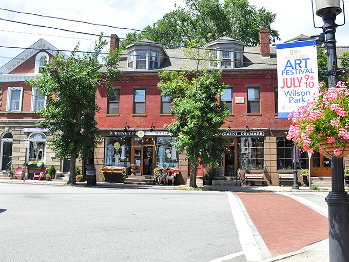 Brick storefronts and blooming flower baskets &ndash; Wickford's downtown looks like it was designed for a Hallmark movie.