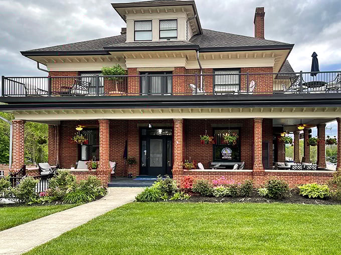 Not just a house but a home with history, this beautifully preserved brick residence offers a glimpse into Bluefield's more elegant past, complete with inviting front porch.