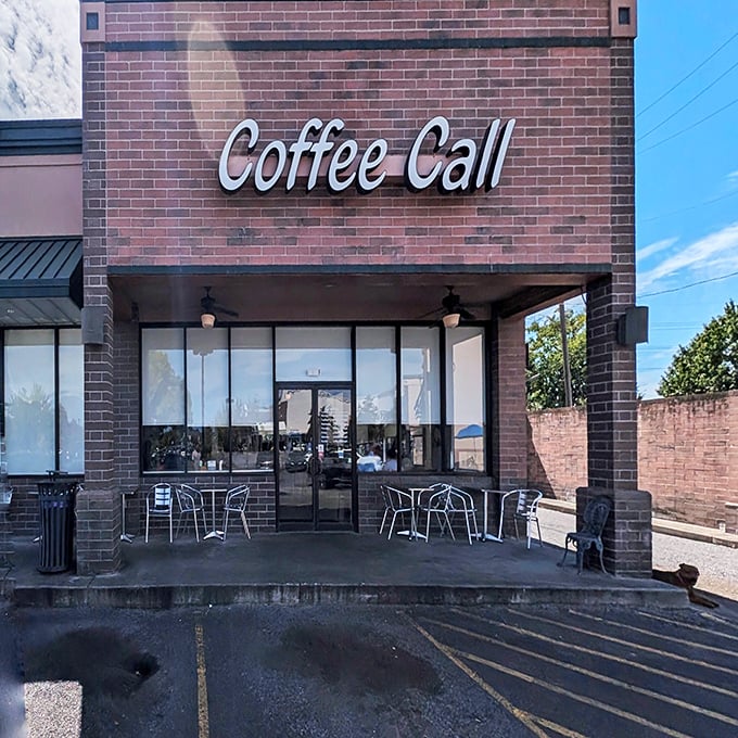 Coffee Call's unassuming exterior hides beignet treasures within. No lines like those New Orleans places, just pure powdered sugar bliss waiting to happen.