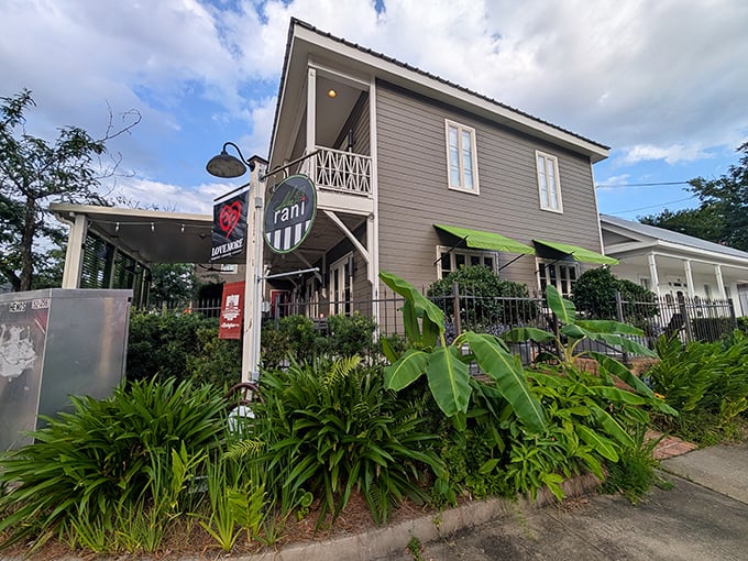 Coffee Rani's lush garden setting makes even a simple cup of joe feel like you've stumbled into a secret tropical hideaway.