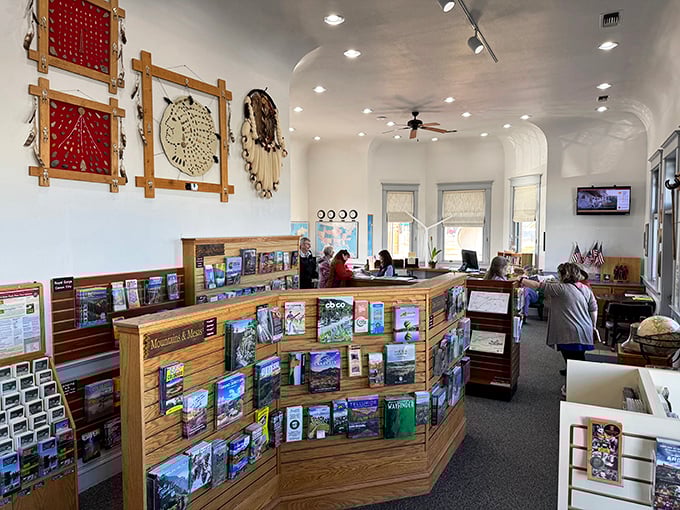 Lamar's Welcome Center doesn't just offer brochures—it's a portal to plains adventures, complete with Native American artwork that tells stories older than your favorite recliner.