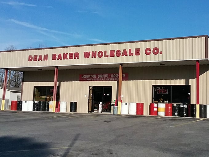 Dean Baker Wholesale Co. might not win architectural awards, but places like these are where locals find treasures that big box stores never stock.