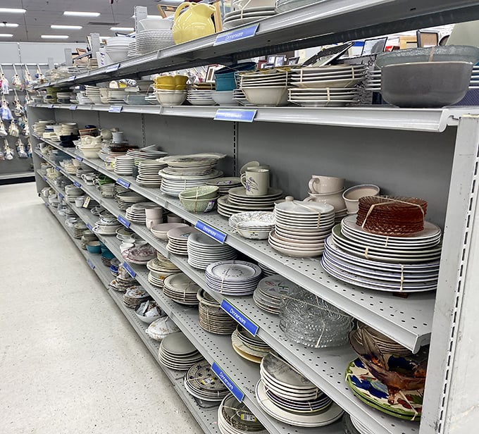 Dish-covery zone: Where your grandmother's china pattern and that retro set you've been hunting might be waiting for their second act.