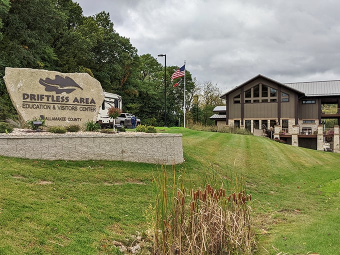 Where education meets inspiration: The Driftless Area Education Center stands as a gateway to understanding this geological rebel of the Midwest.