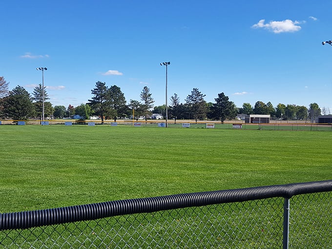 Foundation Park's pristine fields offer free entertainment for families—proof that not everything worth doing requires emptying your wallet first.