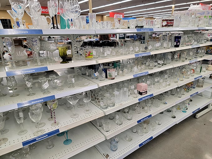 Crystal, glass, and everything in between &ndash; like an archaeological dig where every artifact costs less than your morning latte.