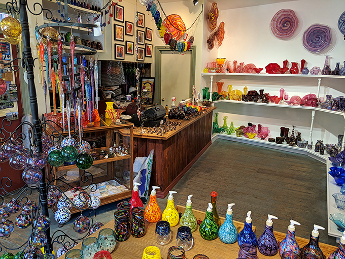 Handblown glass art in every color imaginable proves that some of the valley's most beautiful treasures are made right here.