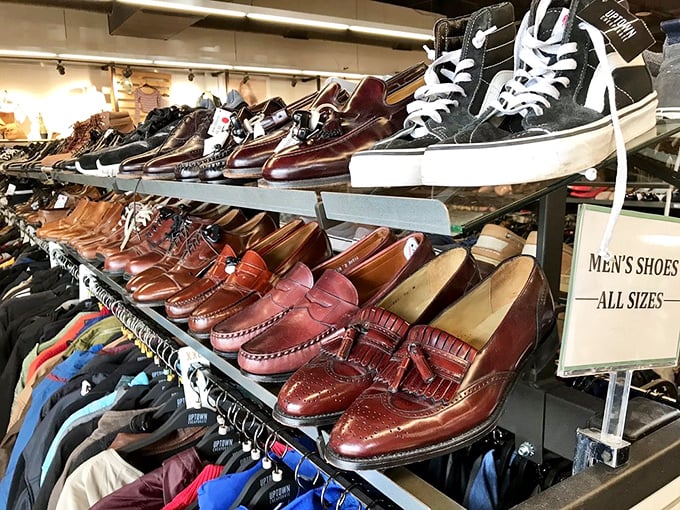 These aren't just shoes&mdash;they're stories waiting to be continued, from classic leather loafers to high-tops that still have adventures left in them.