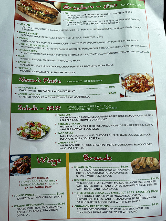 This menu isn't just a list &ndash; it's a roadmap to flavor country where every destination promises satisfaction and possibly a nap afterward.