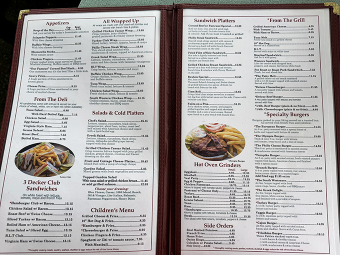 The menu at Olympia is like a novel of comfort food classics &ndash; turn to any page and you'll find something that speaks to your soul.