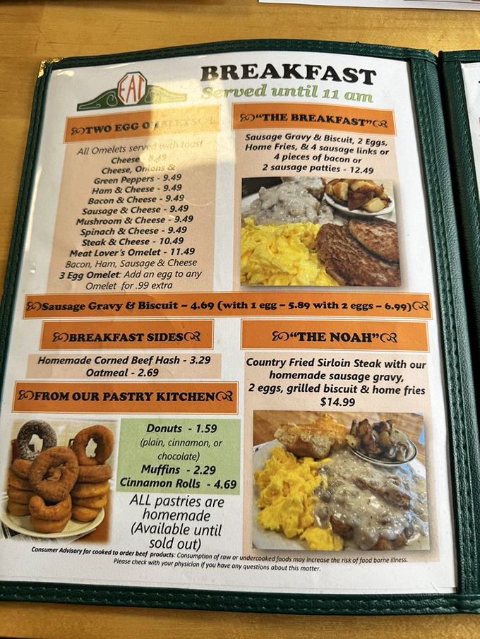 A menu that speaks the universal language of comfort. These breakfast options have been starting Maine mornings right for generations.