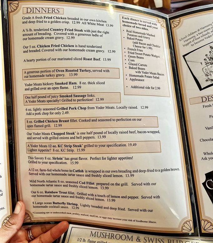 The menu reads like a love letter to comfort food&mdash;each description promising the kind of meal that makes you close your eyes with that first bite.