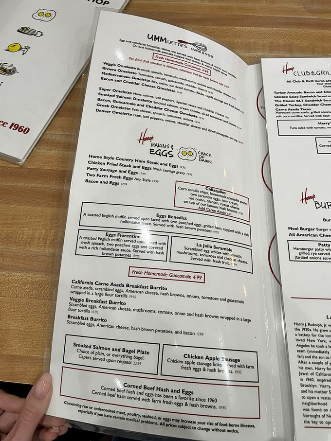 A menu this extensive means you'll need multiple visits, which is exactly what they're counting on and you won't mind.