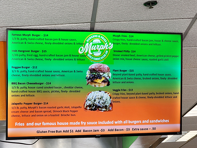 The Famous Murph Burger, Irish Hangover, Jalape&ntilde;o Popper&mdash;decisions this good should come with a warning label attached.
