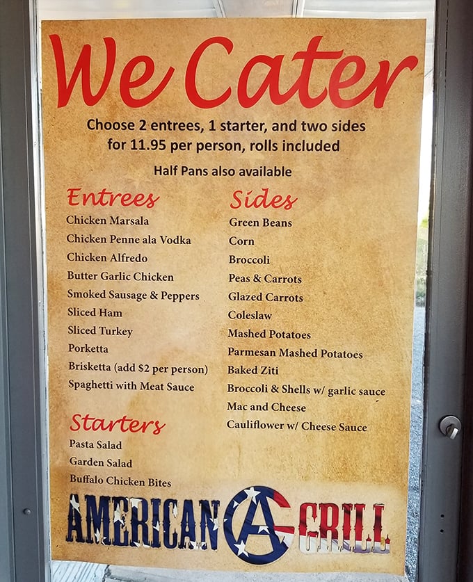 Their catering menu reveals a surprising versatility beyond BBQ&mdash;from Italian classics to comfort food favorites that'll feed a crowd.