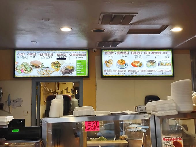 The menu board promises everything from tacos to enchiladas &ndash; decisions have never been this deliciously difficult.