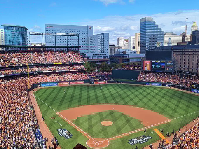 Camden Yards revolutionized baseball stadiums by looking backward. Nostalgia and modern amenities play together like Ruth and Gehrig in this fan-favorite ballpark.