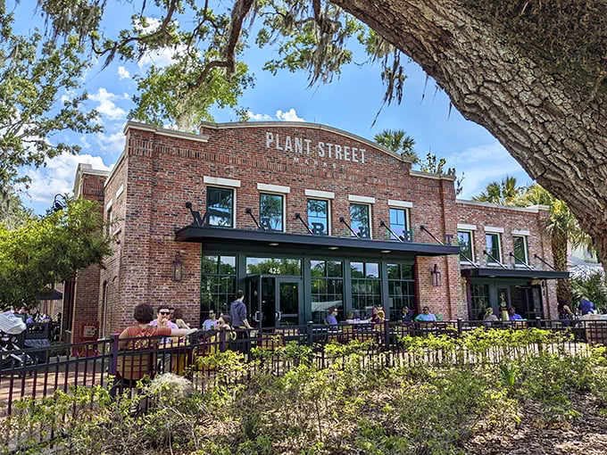 Plant Street Market's brick exterior houses a foodie paradise within &ndash; proof that sometimes the most delicious destinations come in unassuming packages.