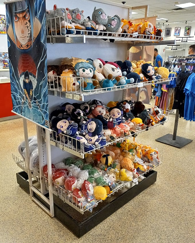 Anime and character plushies galore! The perfect place to find that cuddly companion you didn't know you needed until now.