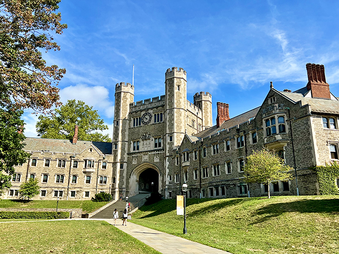Blair Hall's turreted entrance looks like Hogwarts for grown-ups&mdash;a place where intellectual magic happens daily beneath those imposing stone towers.