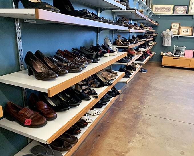 Shoe heaven exists in Fargo &ndash; where vintage loafers and practical pumps find their second dance partners.
