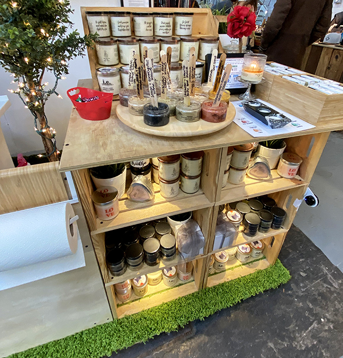 Artisanal candles and handcrafted skincare products arranged with the care of a museum curator. Your bathroom cabinet is begging for an upgrade.